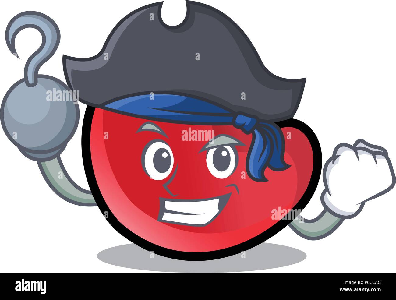 Pirate candy moon character cartoon Stock Vector Image & Art - Alamy