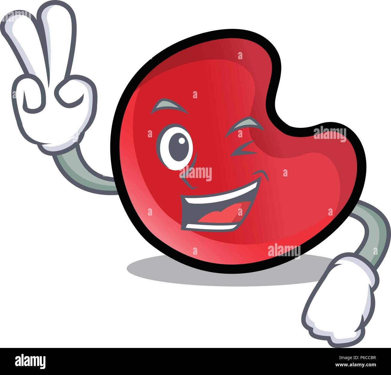 Two finger candy moon character cartoon Stock Vector Image & Art - Alamy