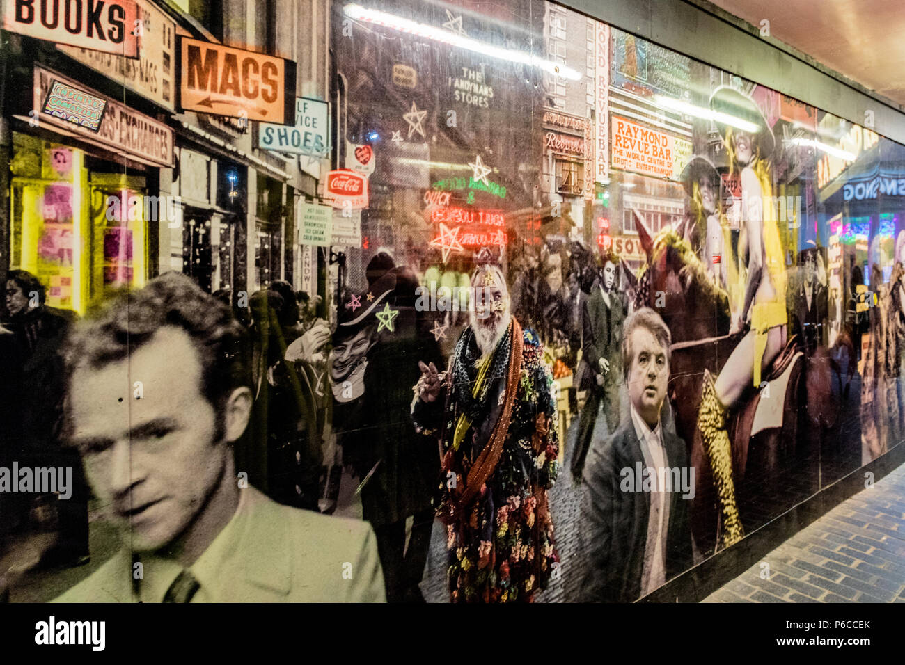 A typical view in Soho London Stock Photo - Alamy