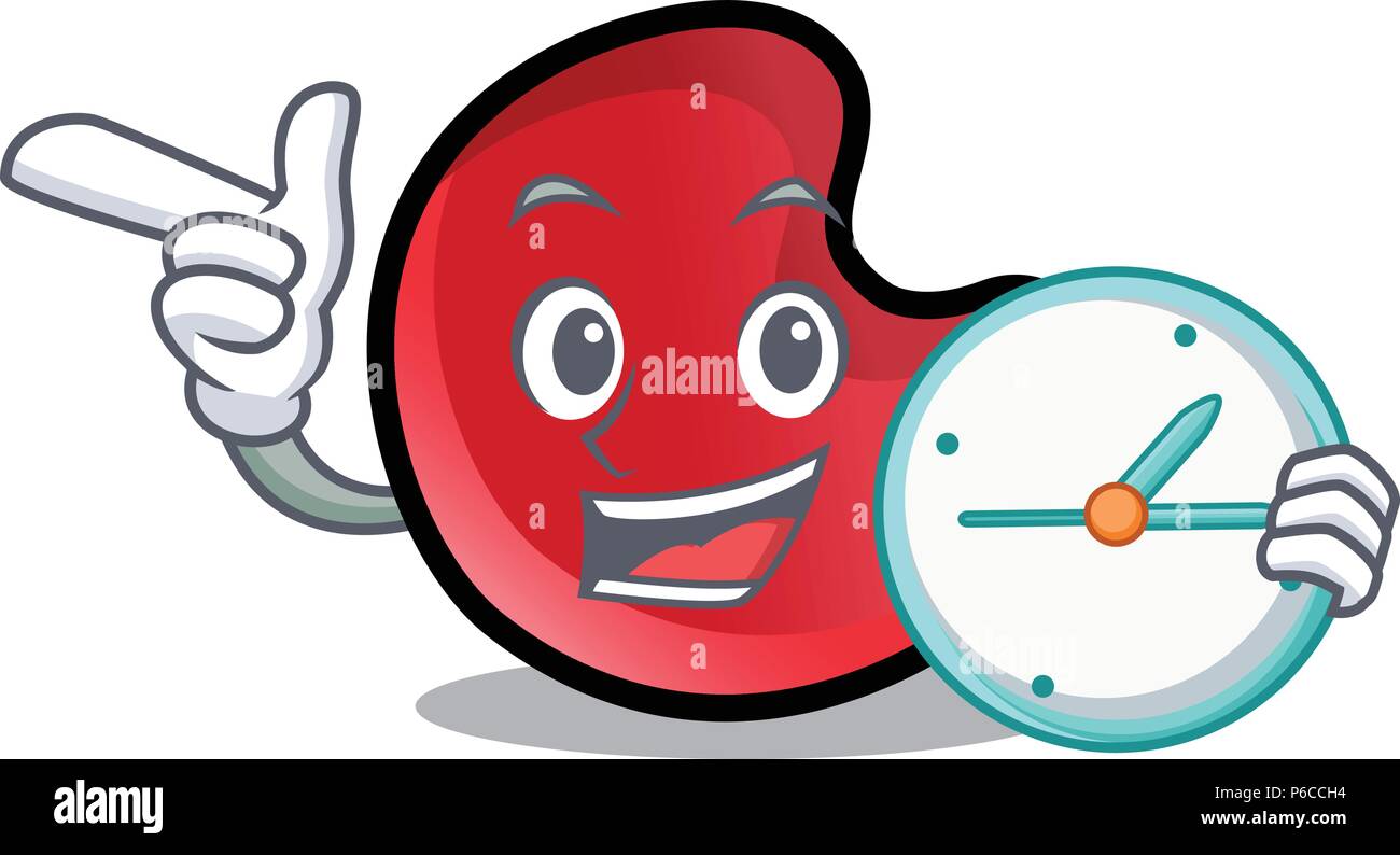 With clock candy moon character cartoon Stock Vector Image & Art - Alamy