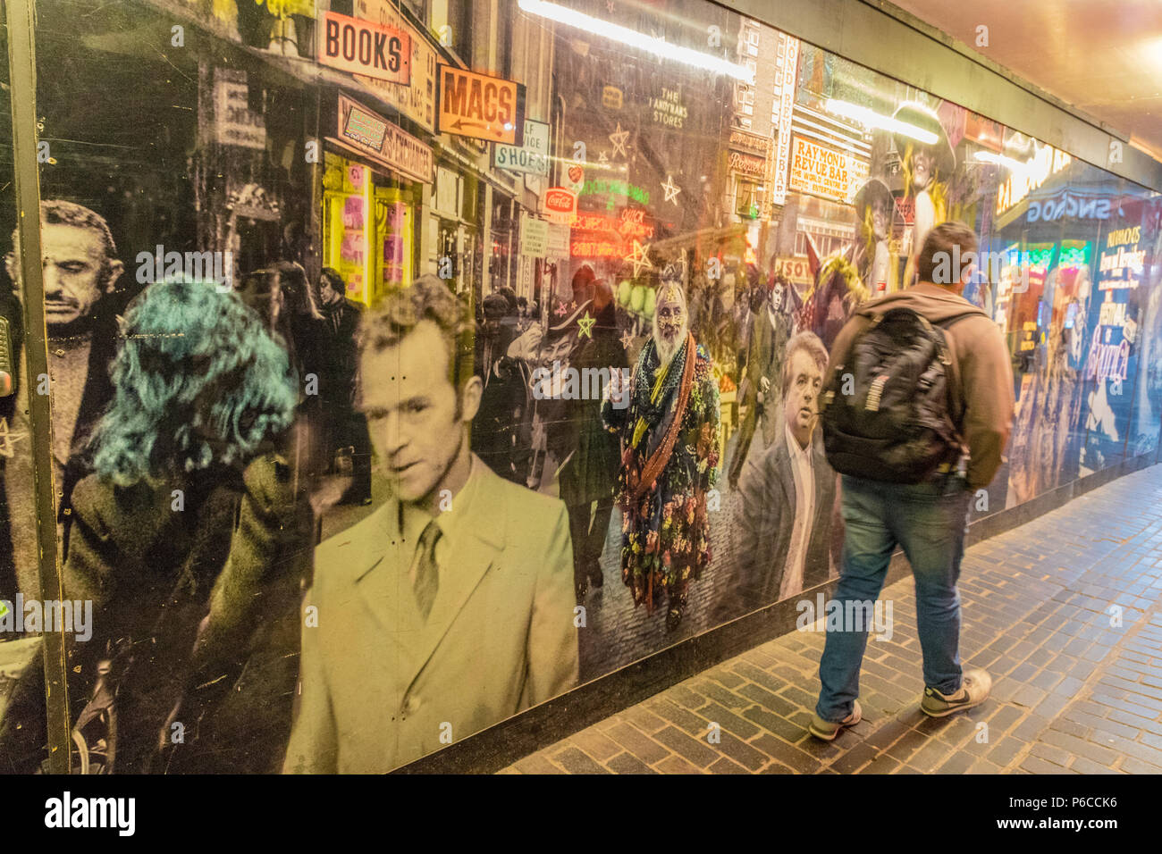 A typical view in Soho London Stock Photo - Alamy