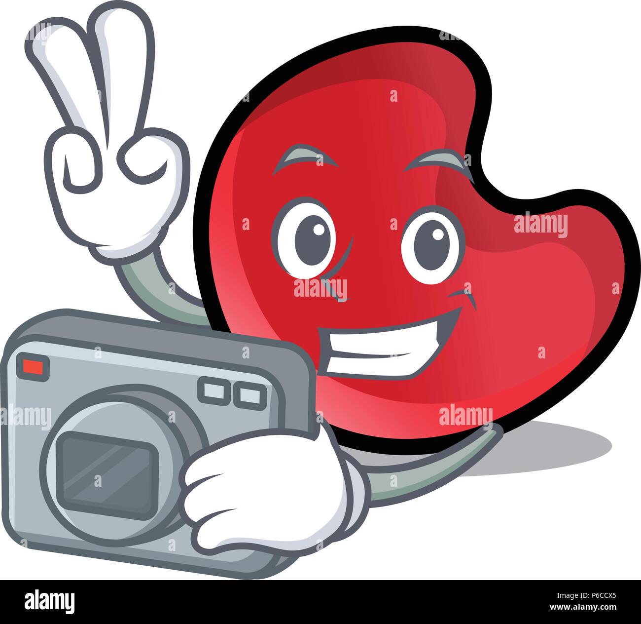 Photographer candy moon mascot cartoon Stock Vector Image & Art - Alamy