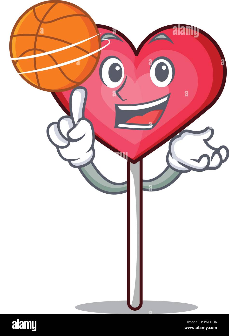 Love heart basketball Stock Vector Images - Alamy