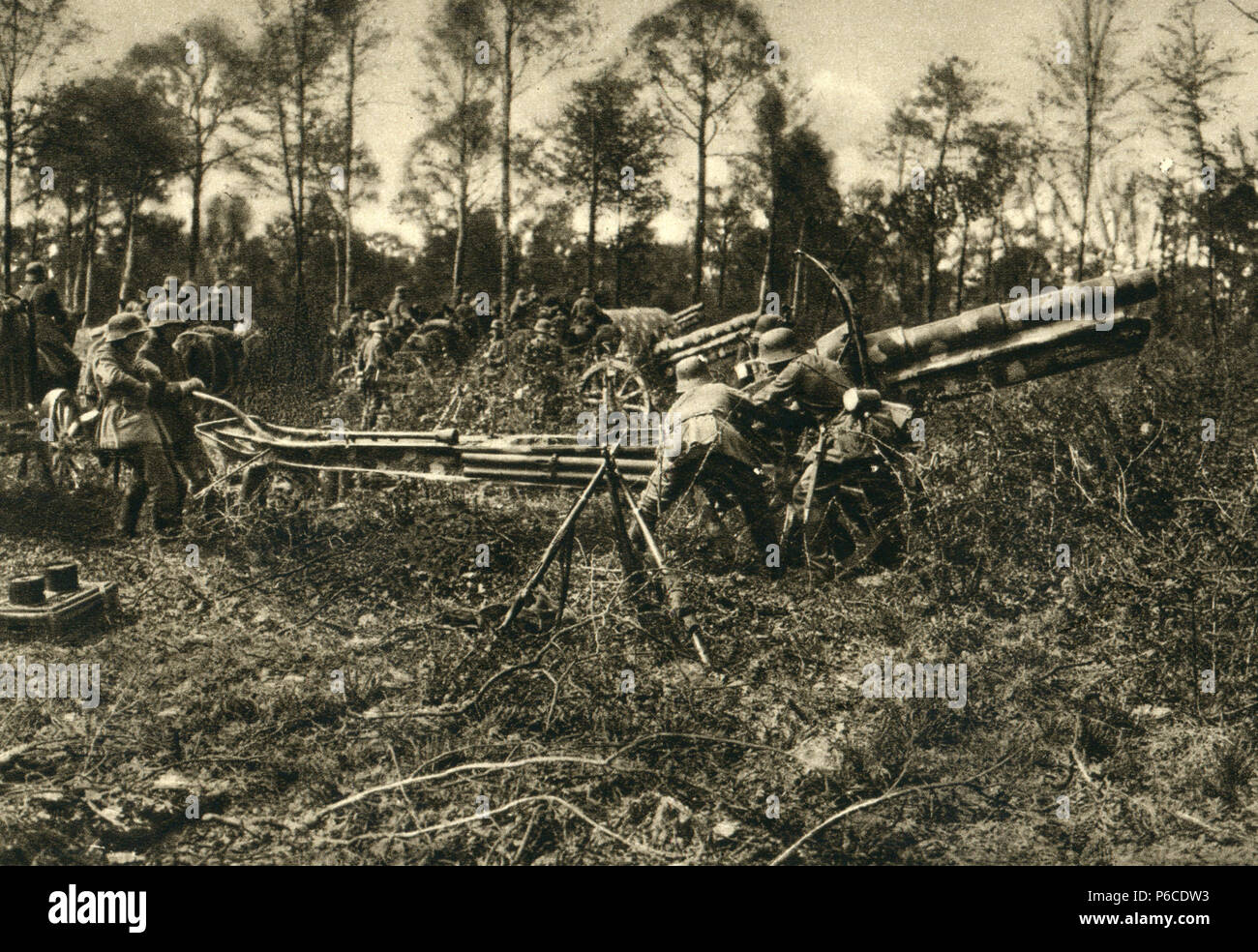 ordnance, world war i, howitzer, kemmel, ww1, wwi, world war one Stock ...