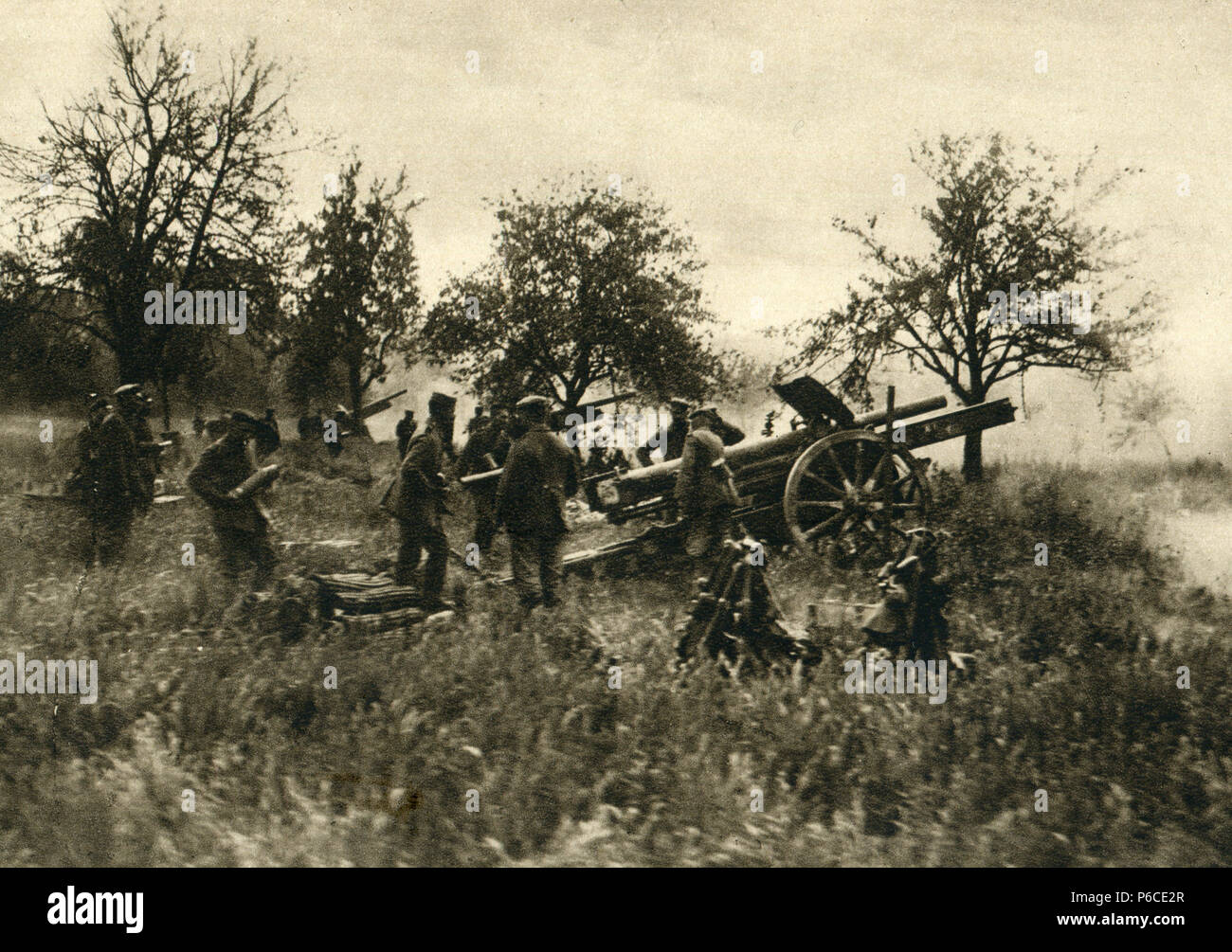 Ww1 cannon hi-res stock photography and images - Alamy