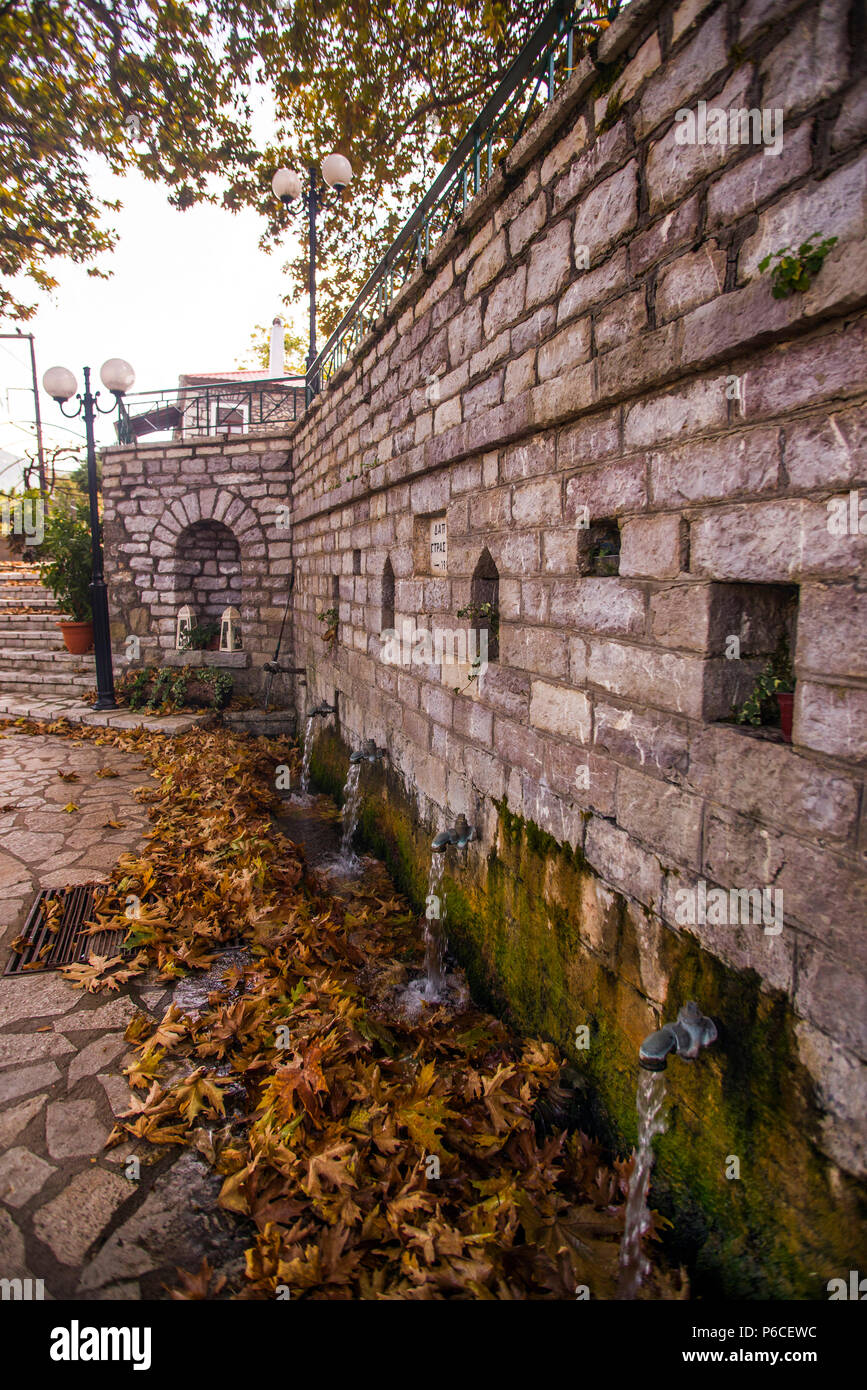 europe, greece, evritania, karpenisi, palio, old, mikro horio, village ...