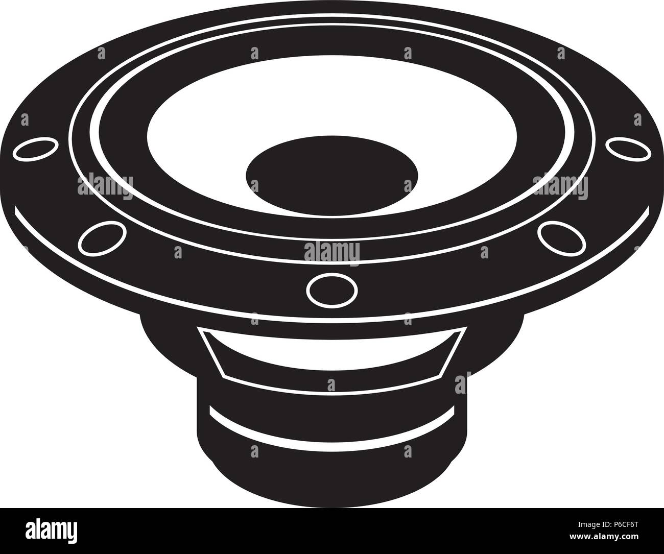 Modern subwoofer Stock Vector Images - Alamy