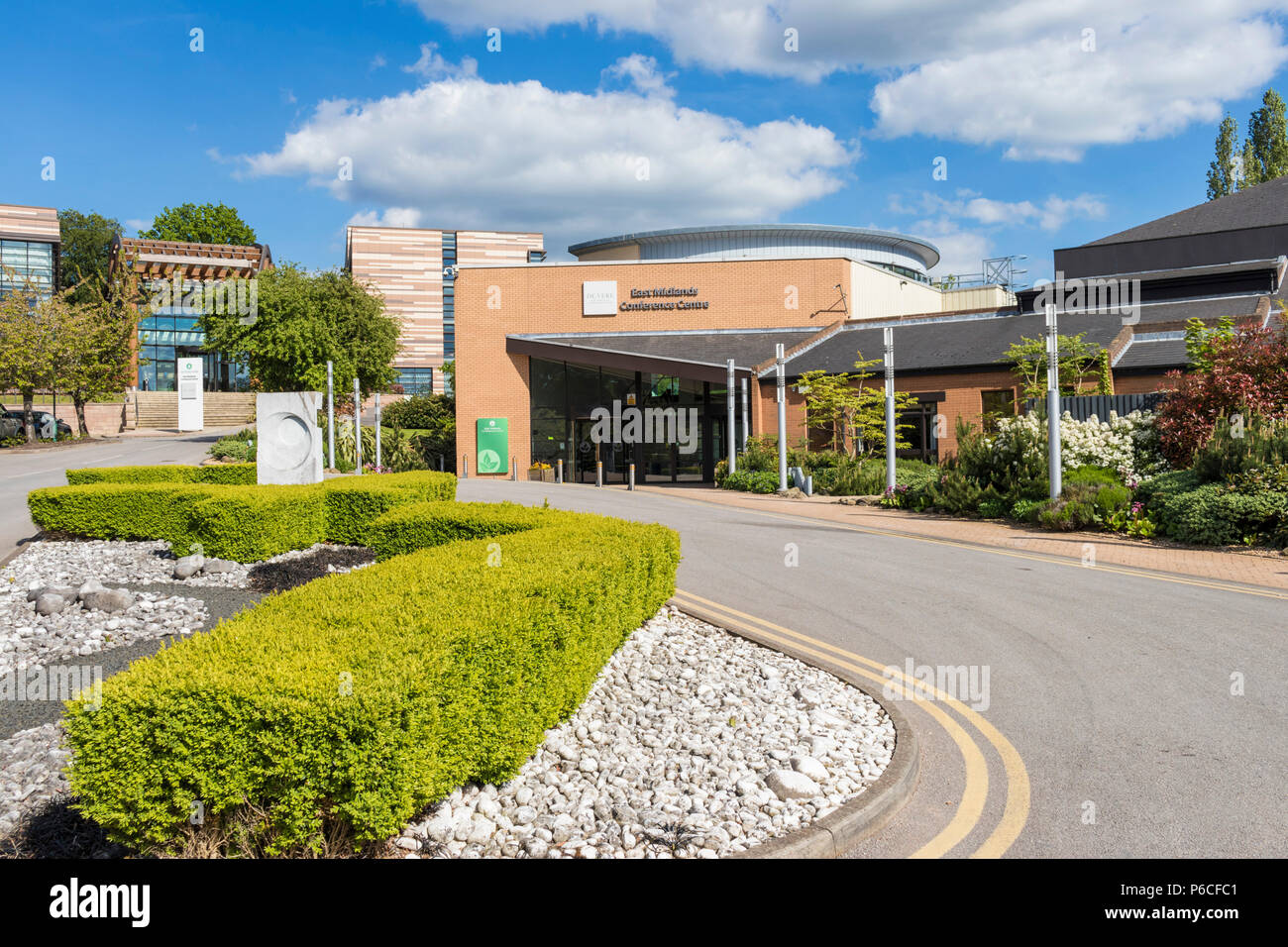 modern front facade of the nottingham de vere hotel nottingham ...