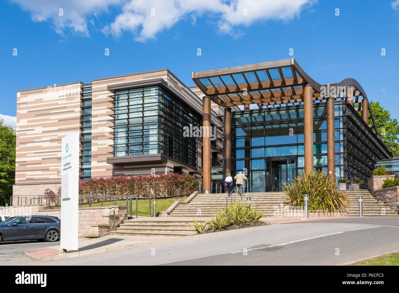 modern front facade of the nottingham de vere hotel nottingham ...