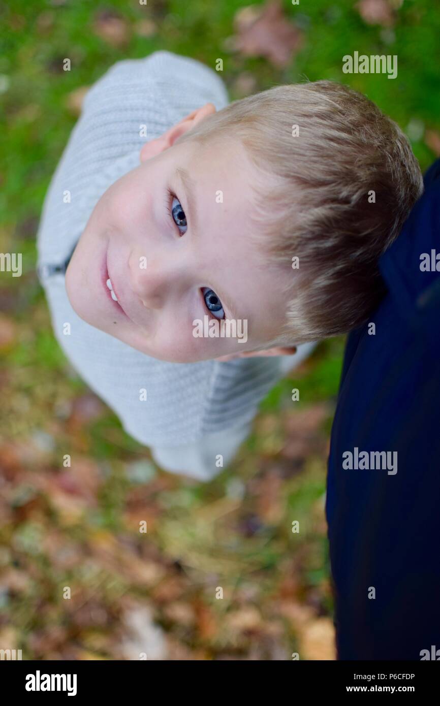 Small Happy Child Stock Photo - Alamy