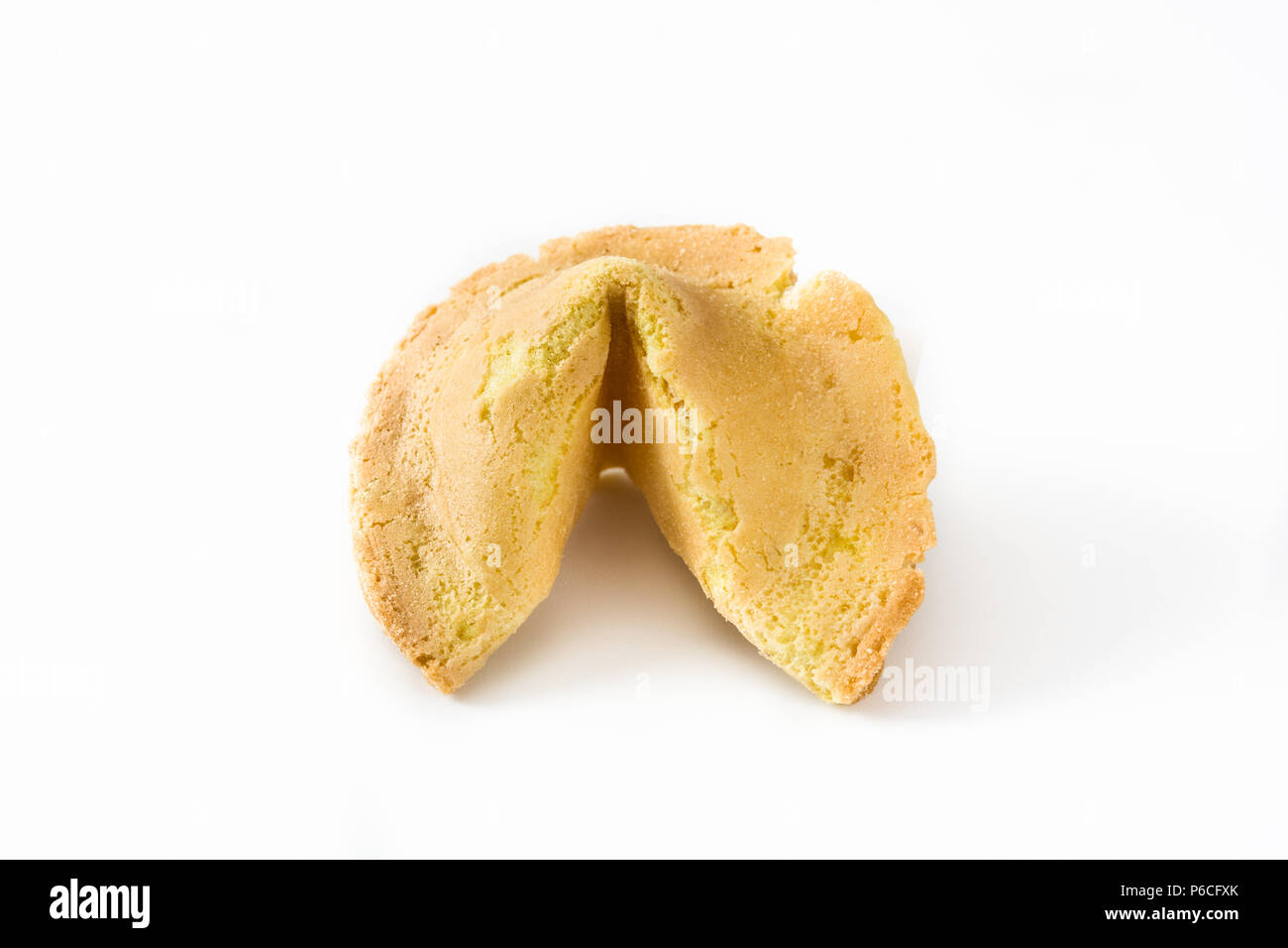 Fortune cookie isolated on white background Stock Photo - Alamy