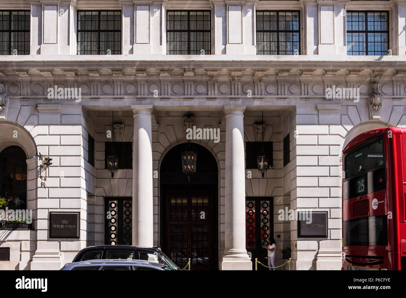The Ned hotel housed in the former Midland Bank building on Poultry ...