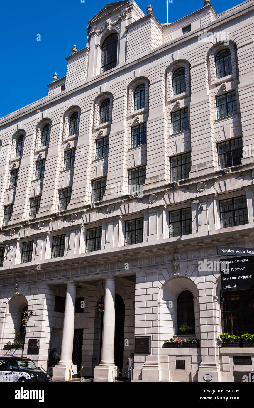 The Ned hotel housed in the former Midland Bank building on Poultry ...