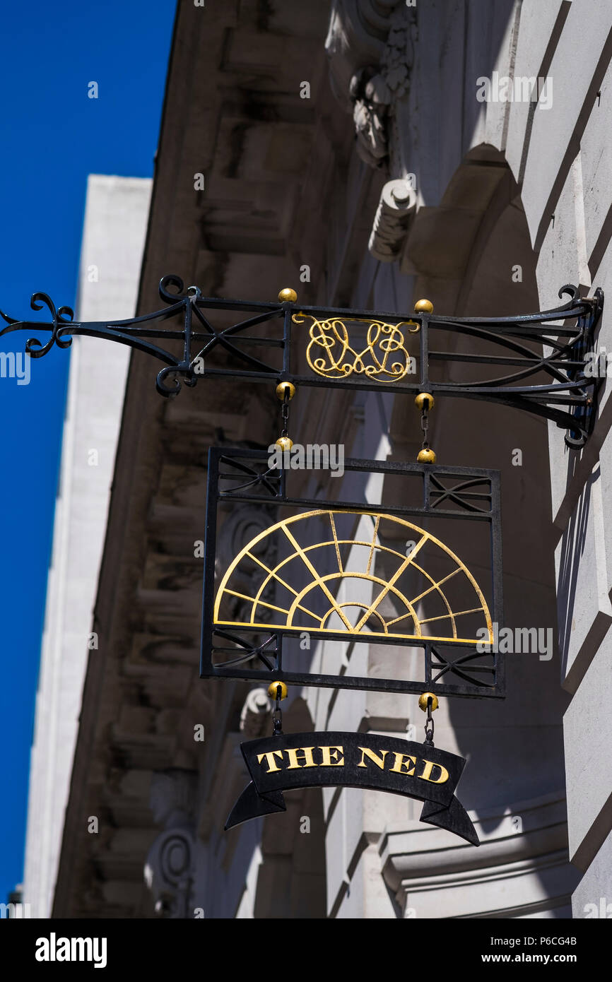 The Ned hotel housed in the former Midland Bank building on Poultry ...