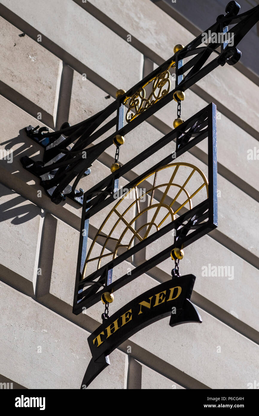 The Ned hotel housed in the former Midland Bank building on Poultry ...
