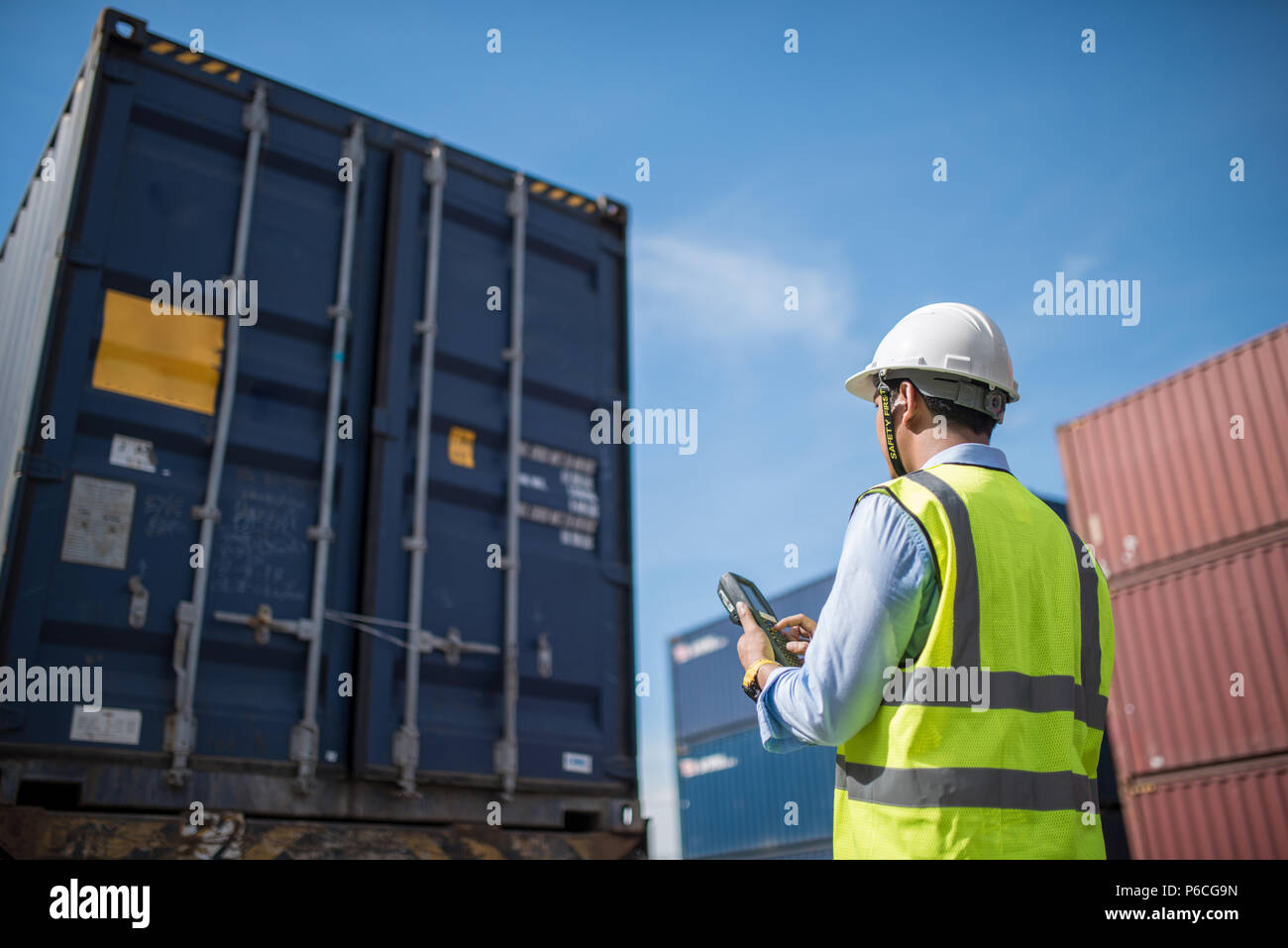Cargo container inspection hi-res stock photography and images - Alamy