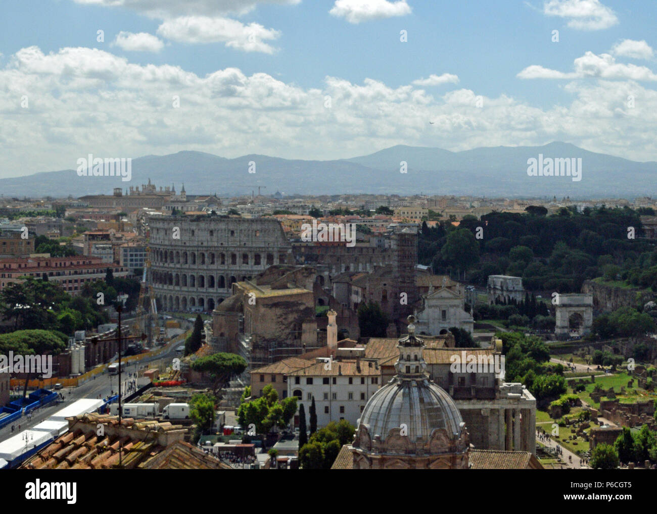 Coliseum aerial hi-res stock photography and images - Alamy
