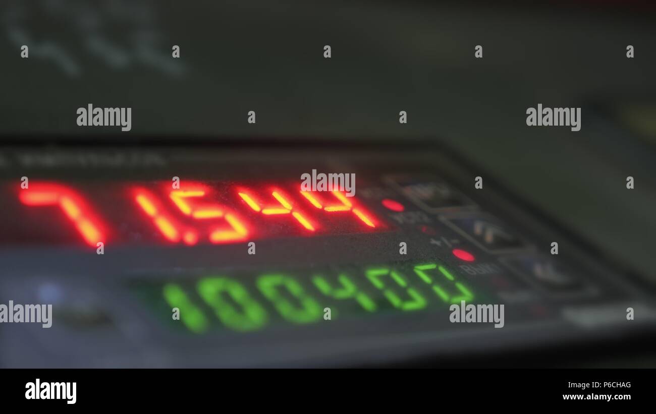 Electronic digital dial meter counter pipe. Manufacture of plastic ...