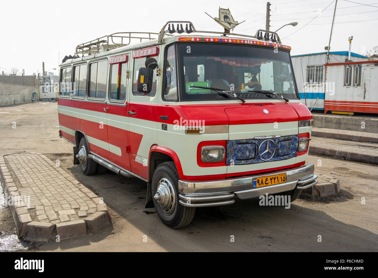 Mini bus stop hi-res stock photography and images - Alamy