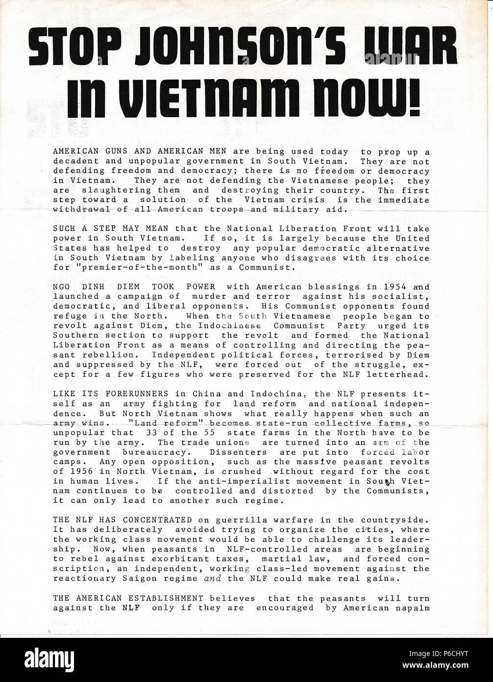 Leaflets, 1970 Stock Photo - Alamy