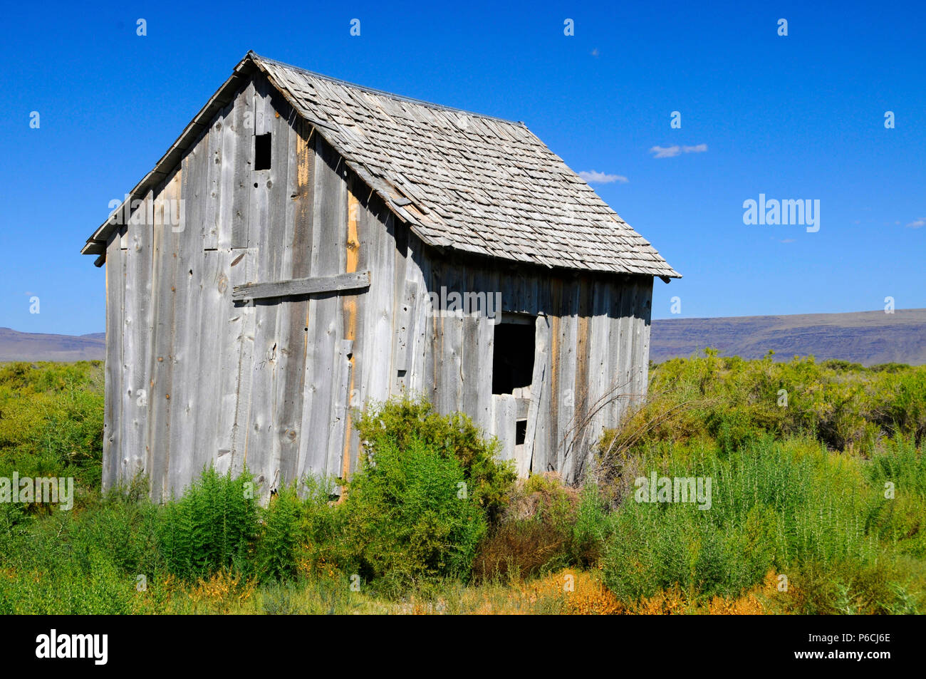 River Ranch building, Summer Lake Wildlife Area, Oregon Outback Scenic ...