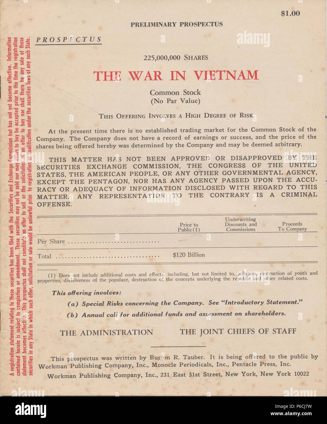 Vietnam war era leaflet, 1970 Stock Photo - Alamy