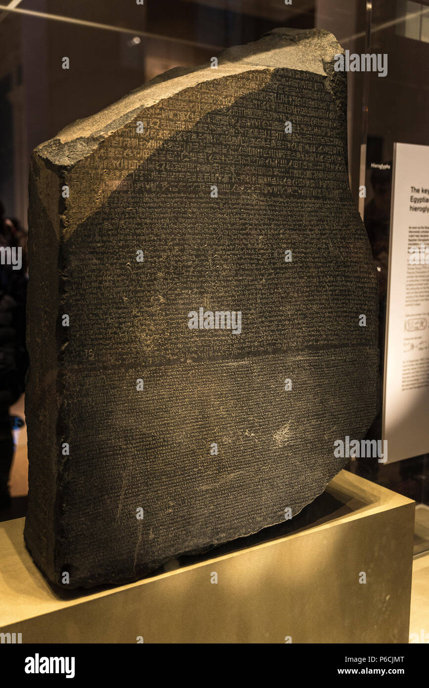 Rosetta stone script greek hi-res stock photography and images - Alamy
