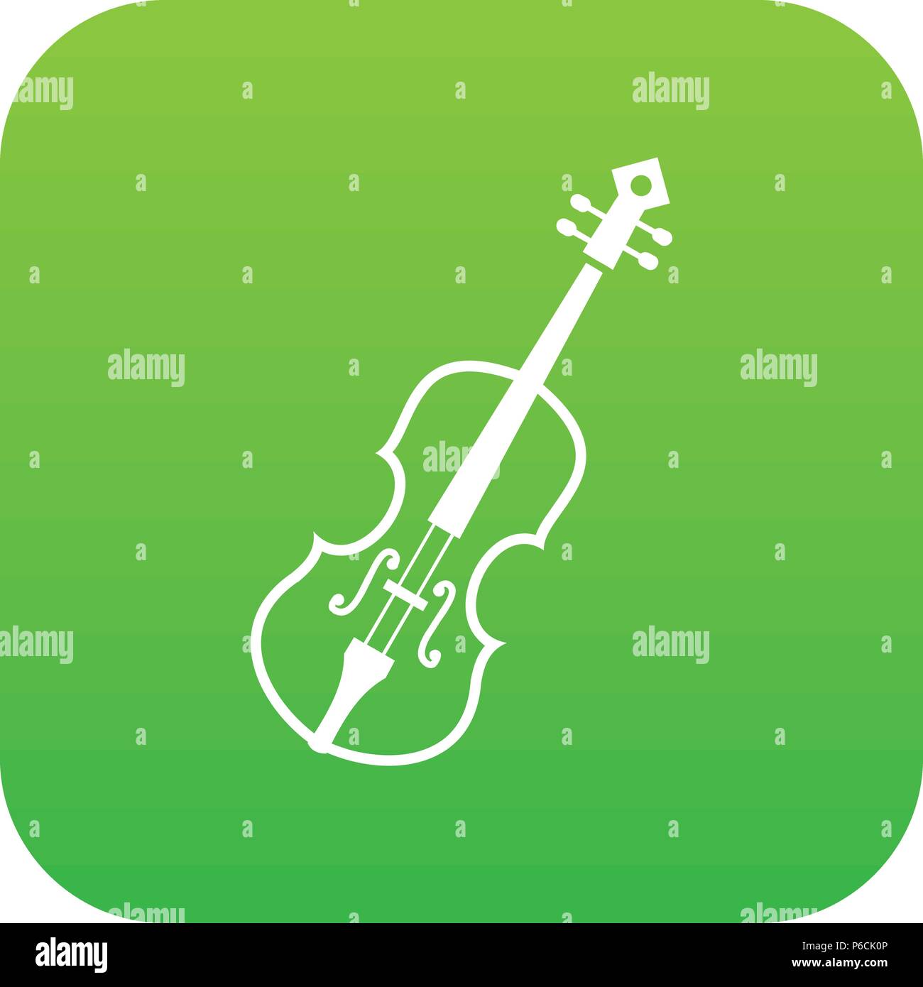 Cello icon digital green Stock Vector Image & Art - Alamy