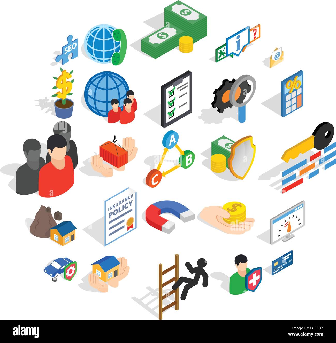 3d illustration contact us Stock Vector Images - Alamy