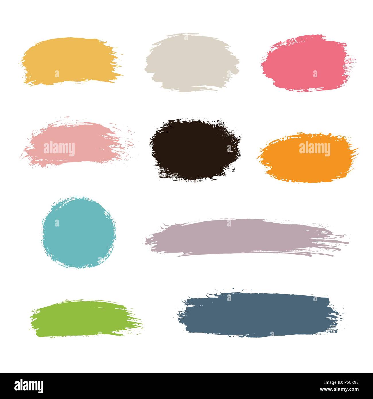 Abstract hand drawn paint Stock Vector Images - Alamy