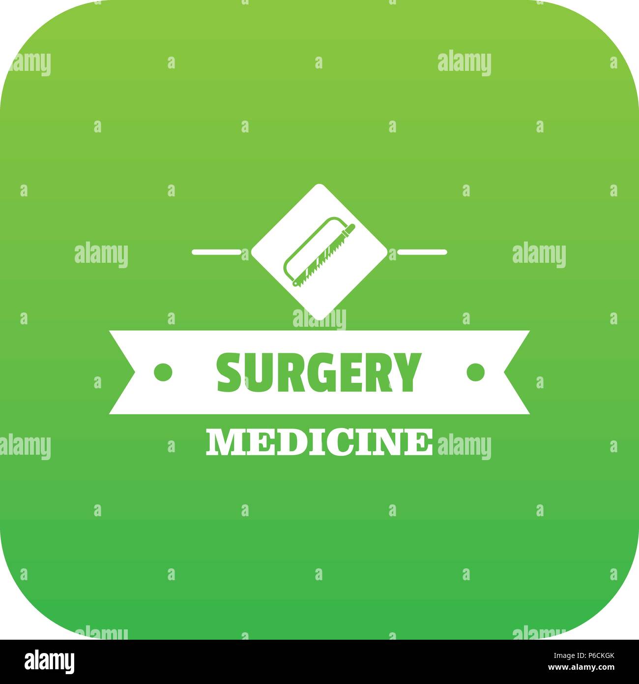 Surgery medicine icon green vector Stock Vector Image & Art - Alamy
