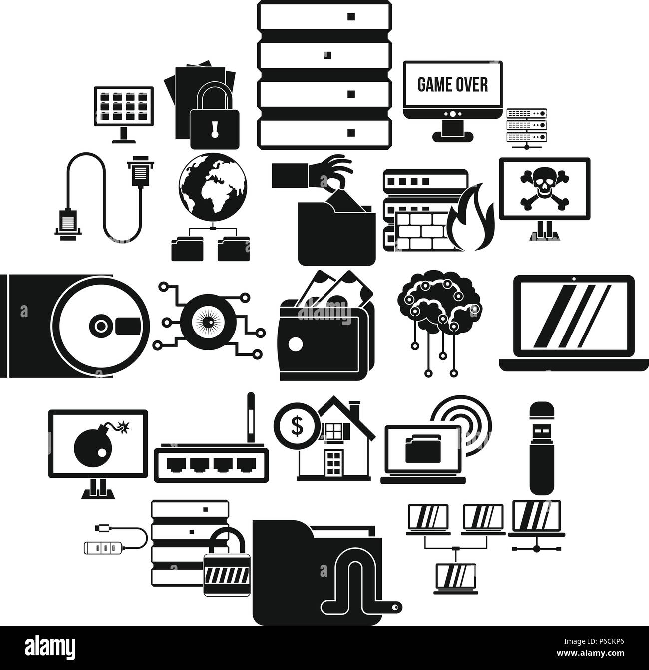Optical disk drive Stock Vector Images - Alamy