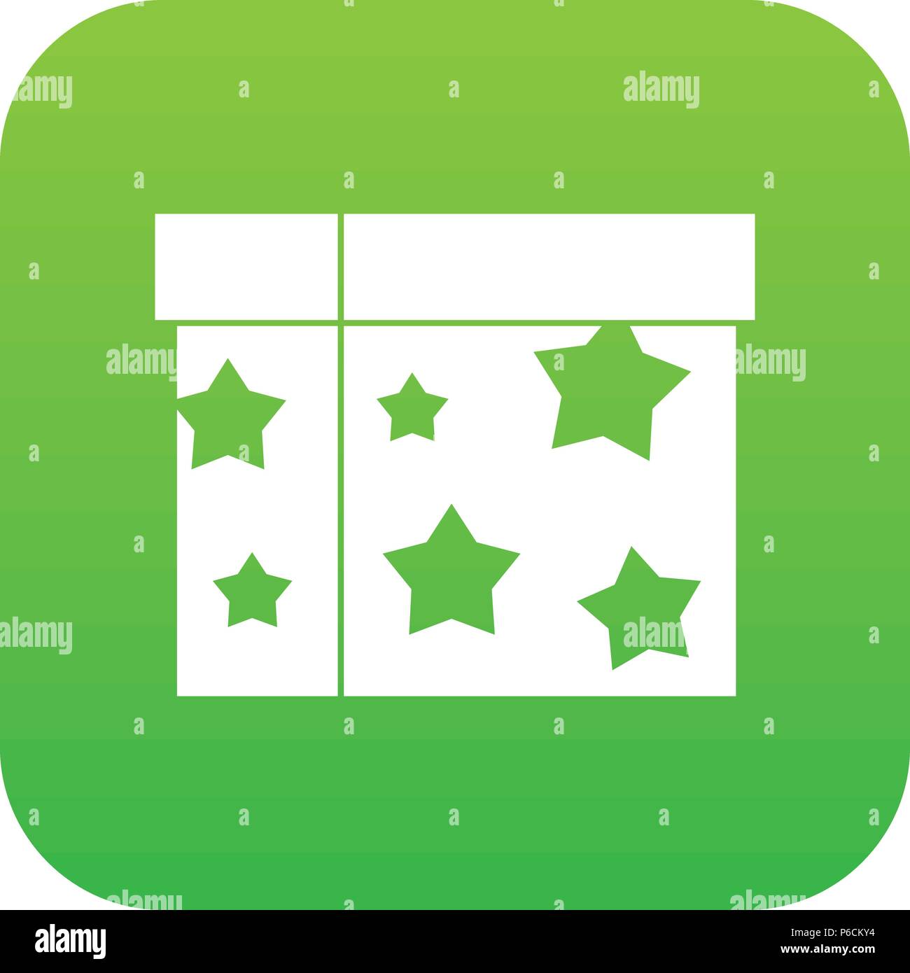 Box magician icon digital green Stock Vector Image & Art - Alamy