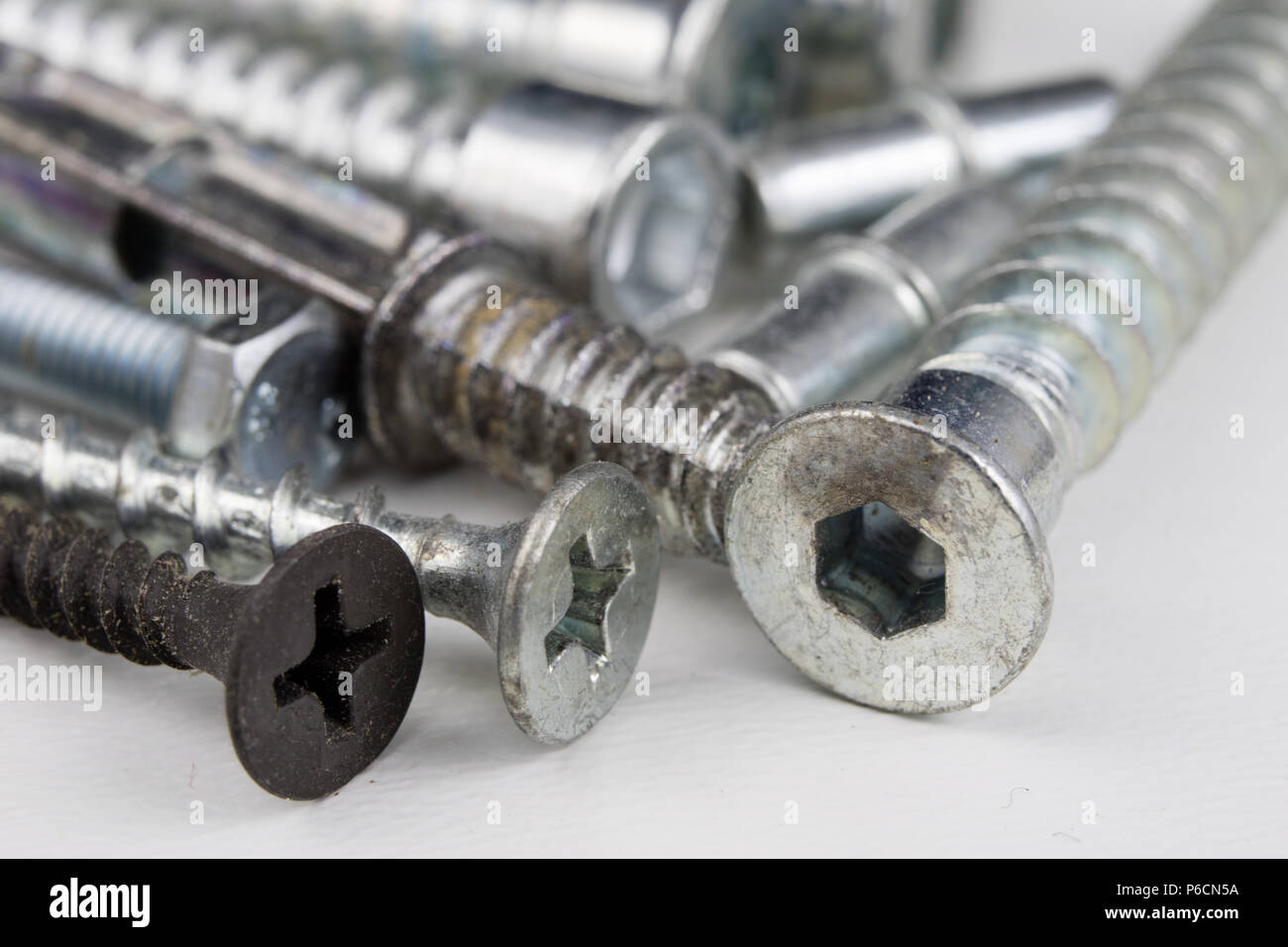 Brass flat heads hi-res stock photography and images - Alamy