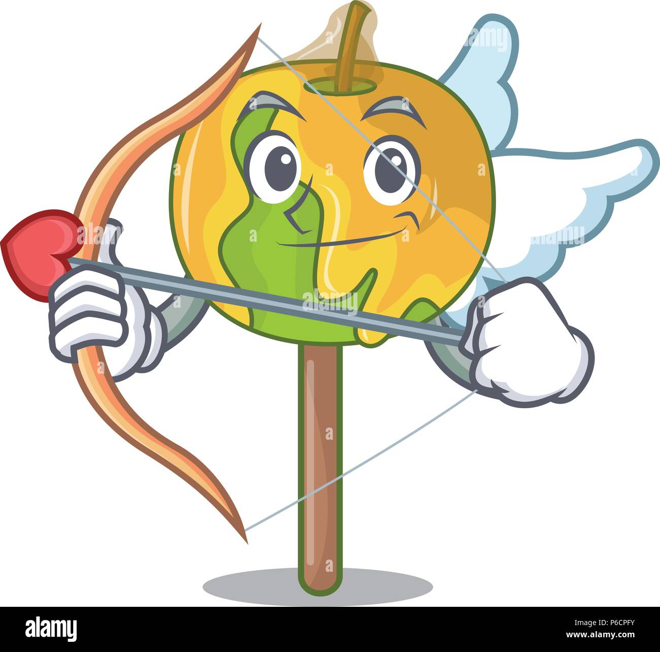 Cupid candy apple character cartoon Stock Vector Image & Art - Alamy