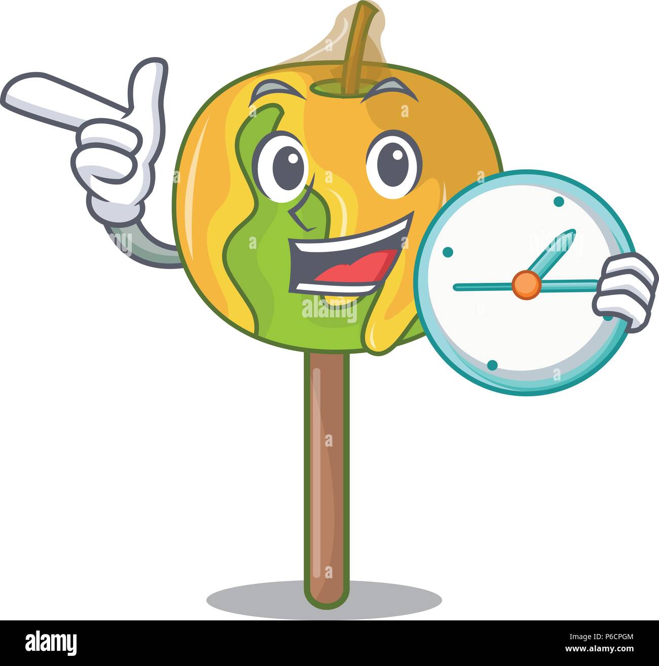 Carnival clock Stock Vector Images - Alamy