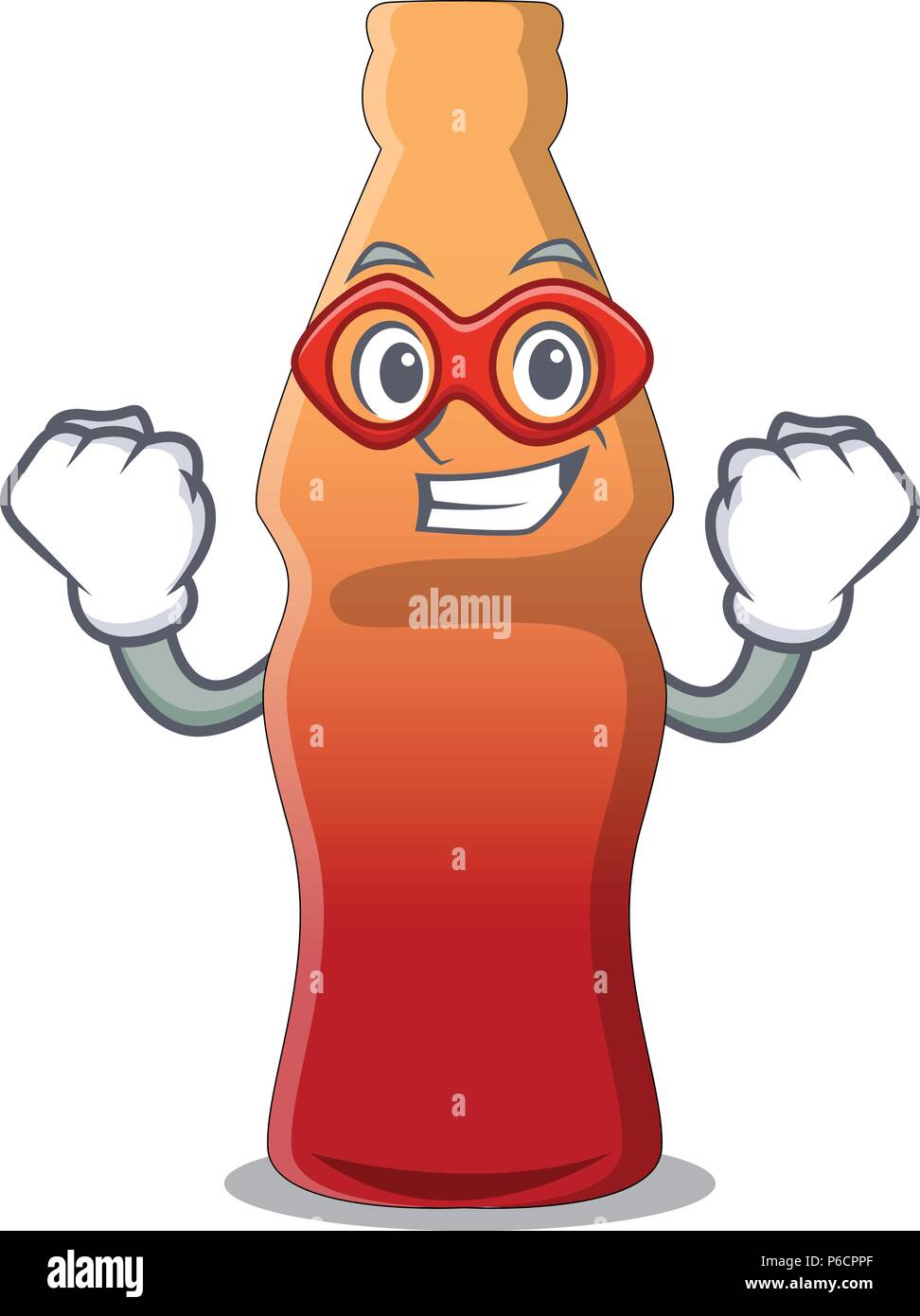 Super hero cola bottle jelly candy character cartoon Stock Vector Image ...
