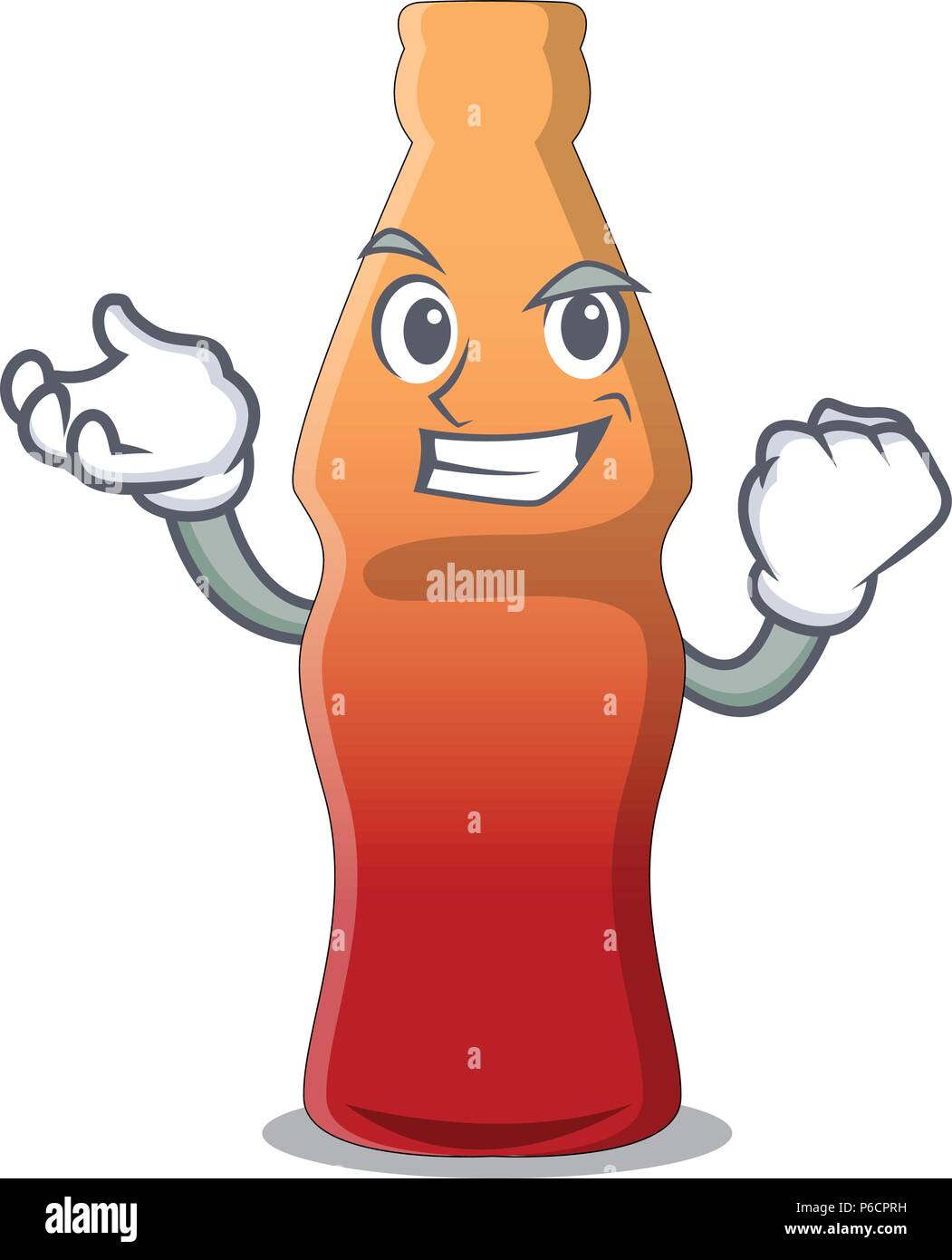 Successful cola bottle jelly candy character cartoon Stock Vector Image ...