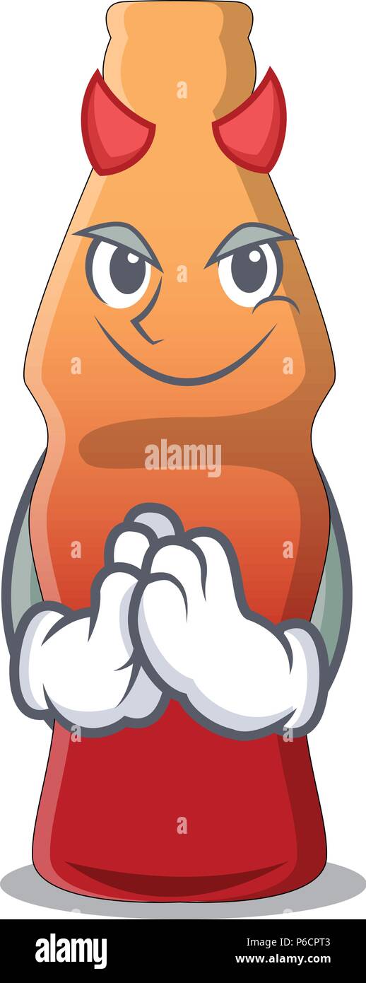 Devil cola bottle jelly candy mascot cartoon Stock Vector Image & Art ...