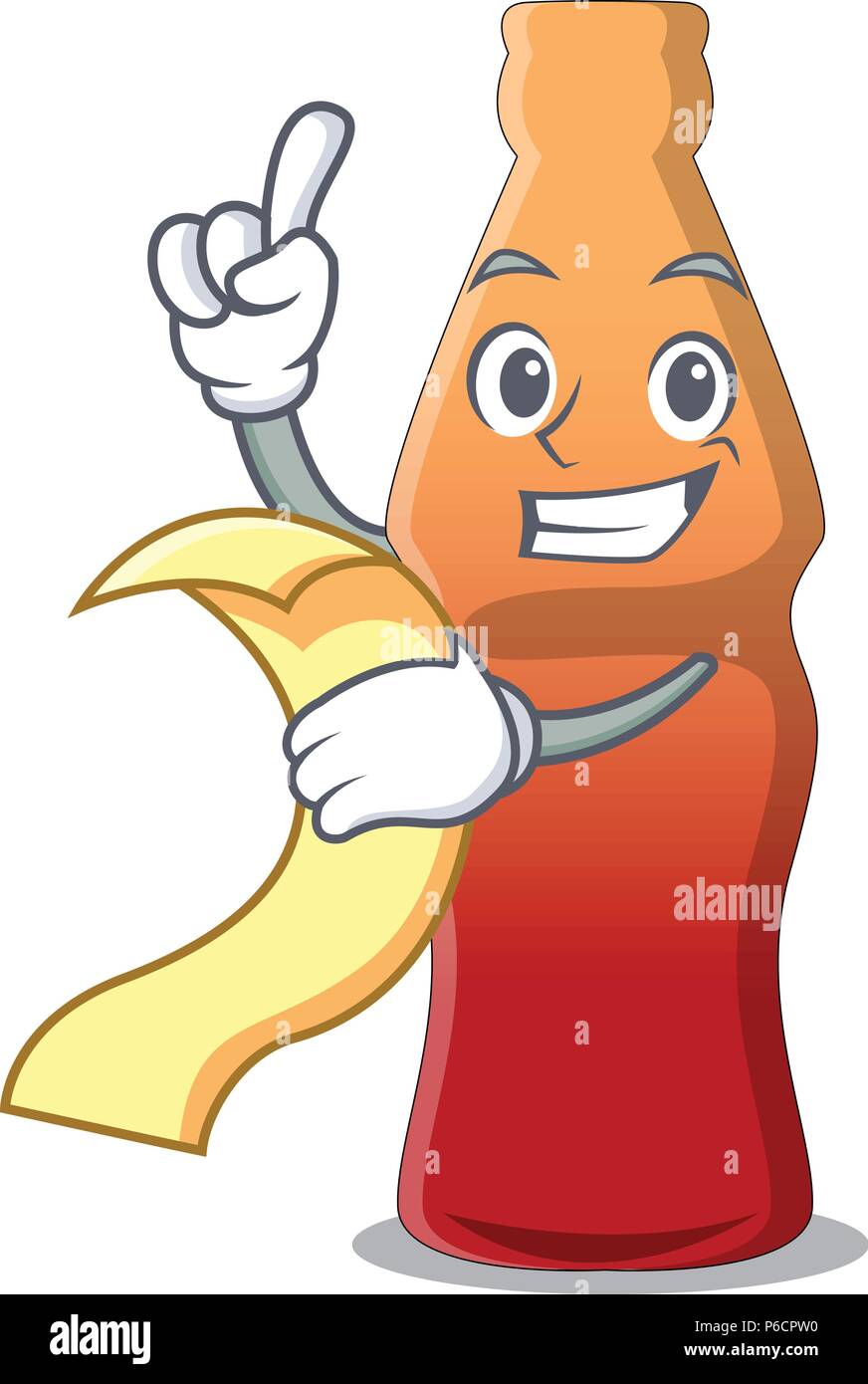 With menu cola bottle jelly candy mascot cartoon Stock Vector Image ...