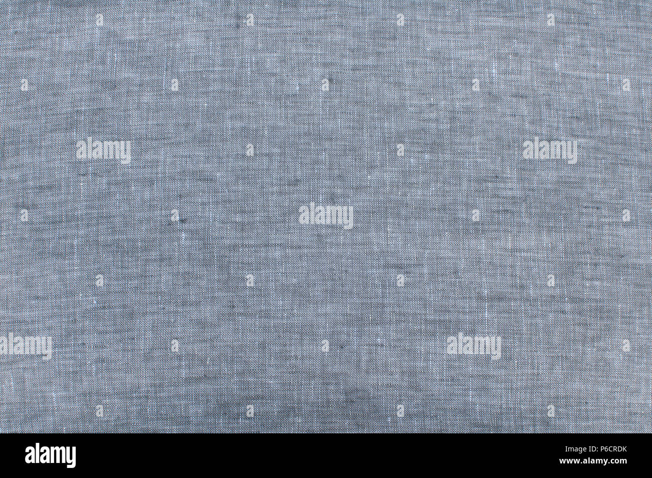 Texture of gray blue linen flax fabric closeup as textile background ...
