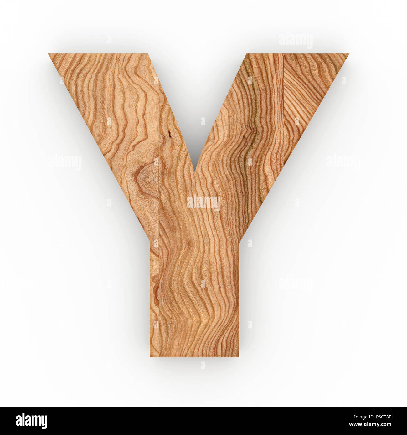 Wooden letter Y isolated on white background Stock Photo - Alamy