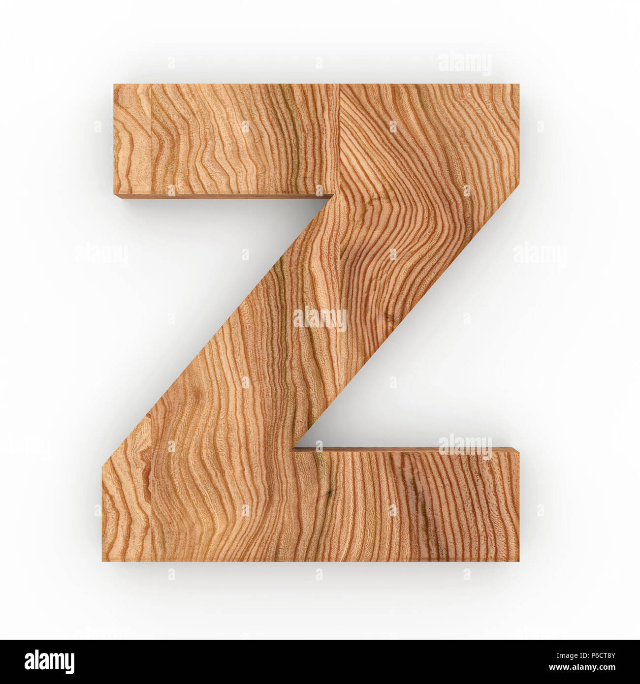 Wooden letter Z isolated on white background Stock Photo - Alamy