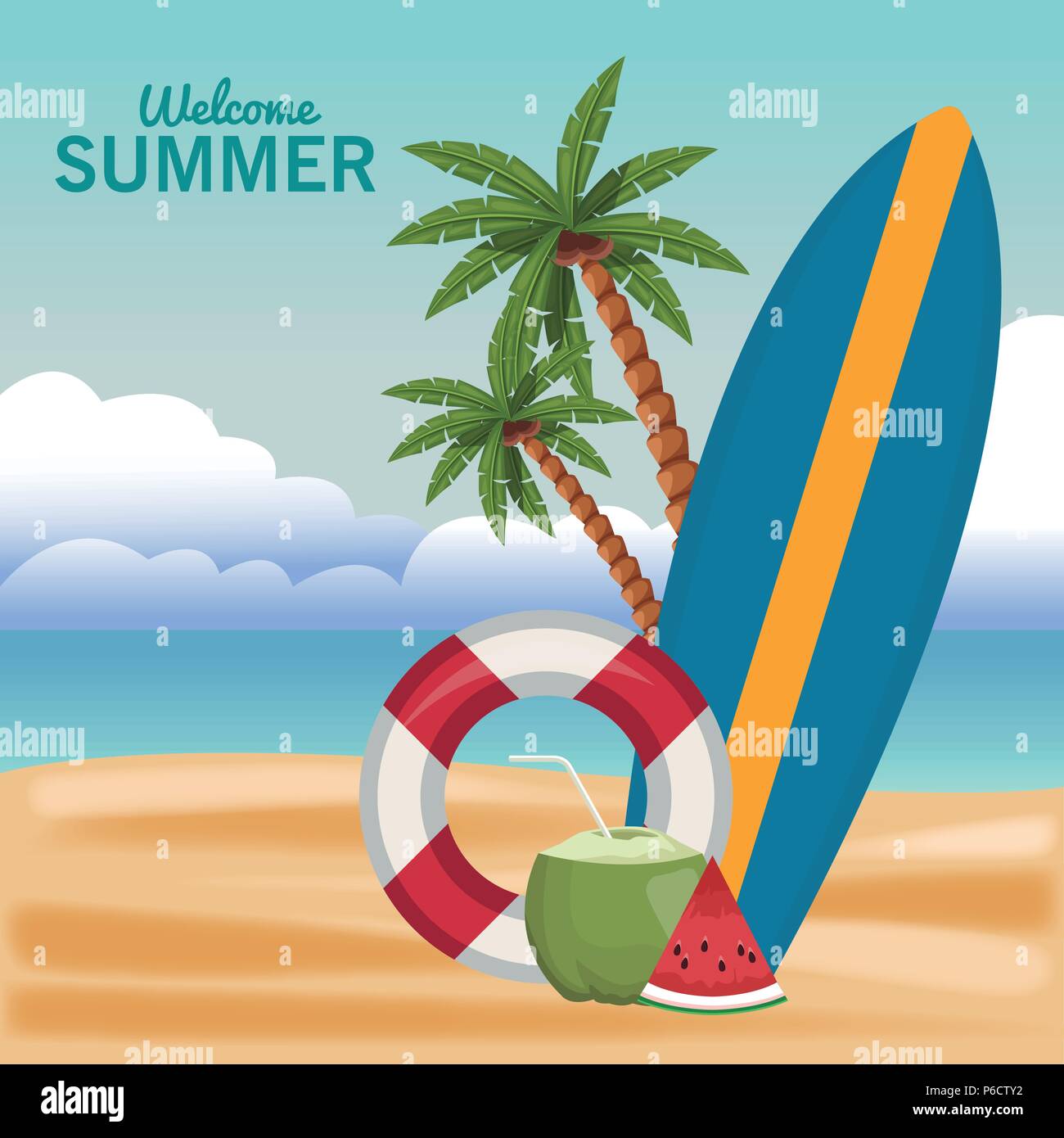 Float board Stock Vector Images - Alamy