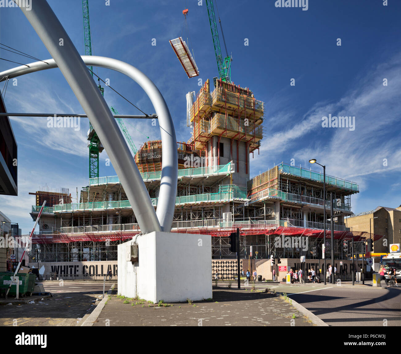 White Collar Factory under construction. Architect: Allford Hall ...