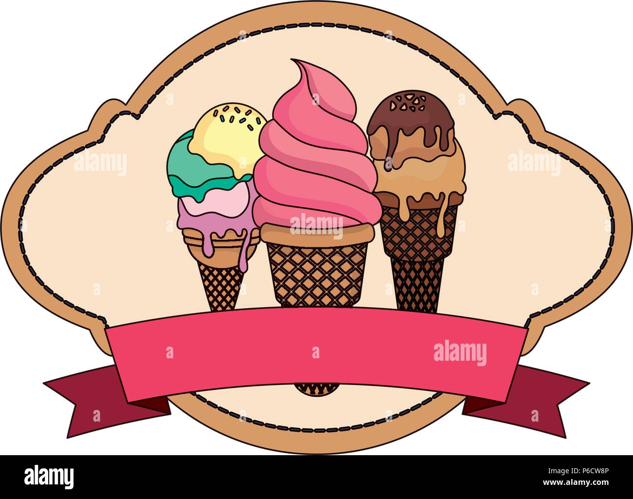 Vintage Ice Cream Clip Art