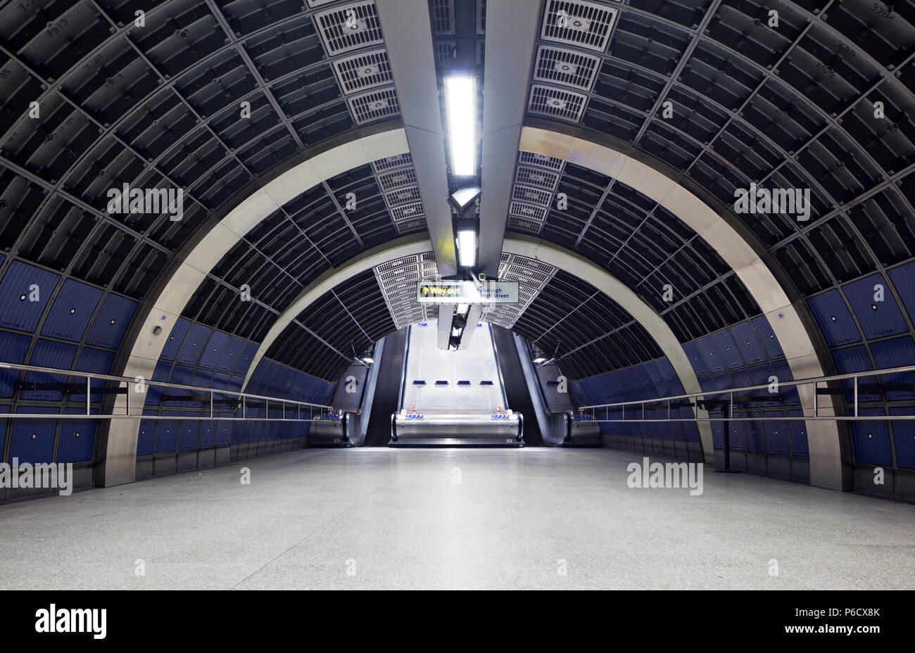 London Bridge Underground Station by Weston Williamson Architects Stock ...