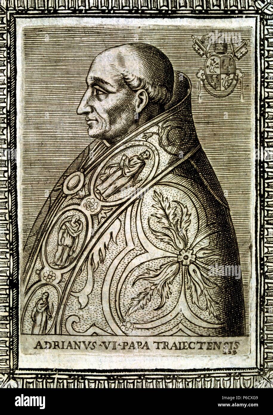 Adriano vi papa hi-res stock photography and images - Alamy