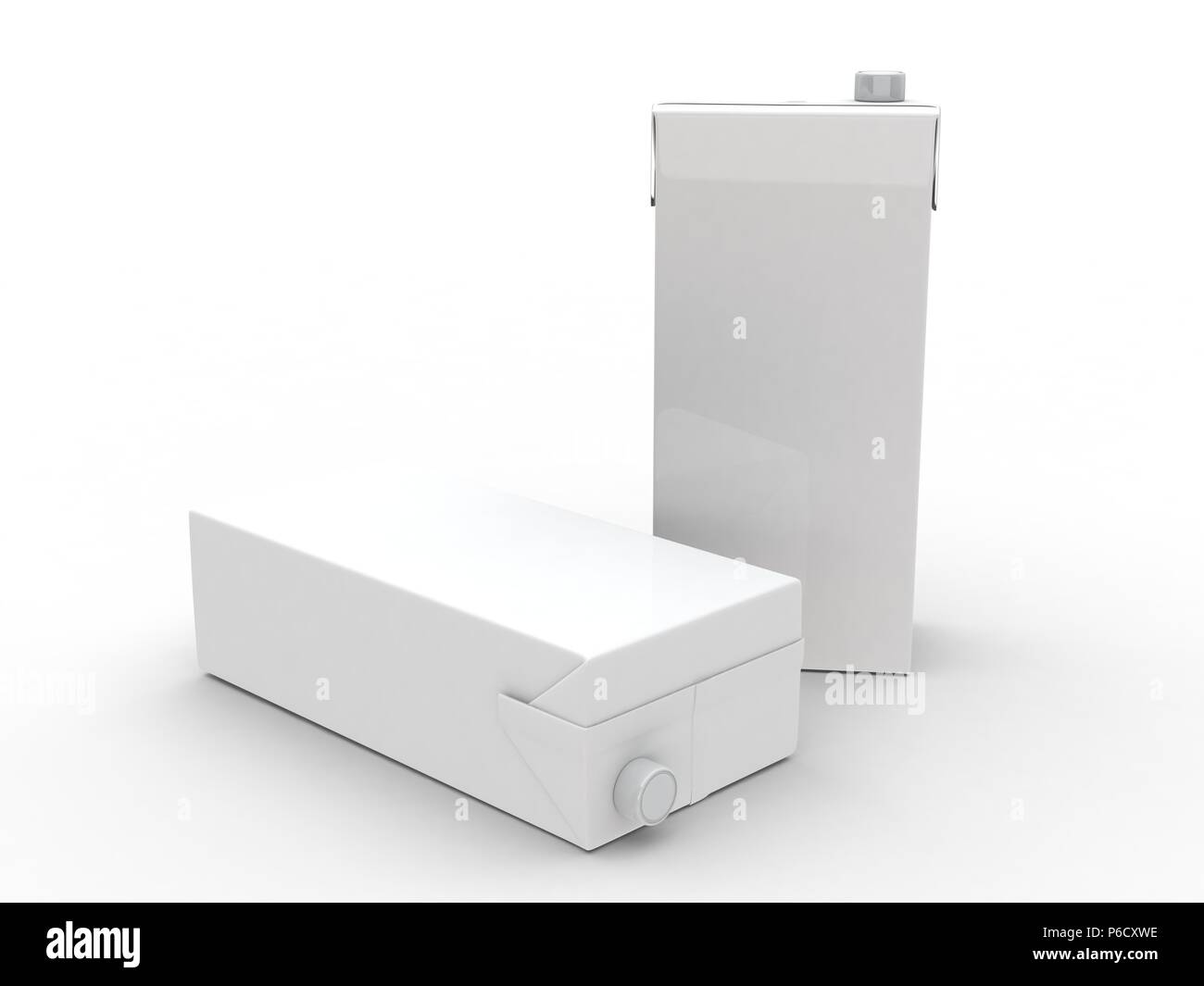 set of juice boxes Isolated on white background Stock Photo - Alamy