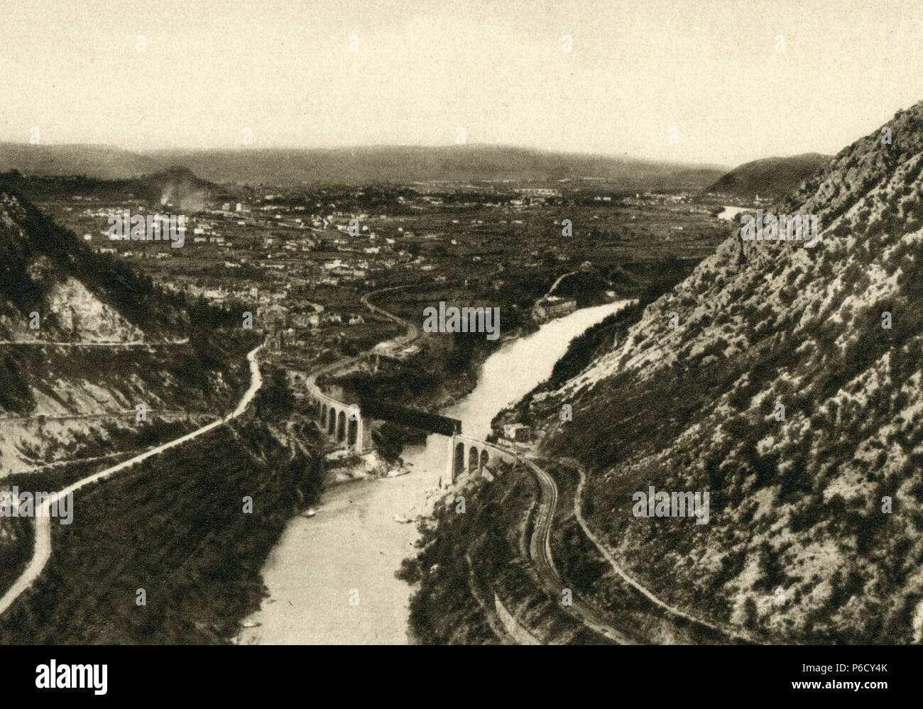mountain war, görz, Isonzo valley, ww1, wwi, world war one Stock Photo ...